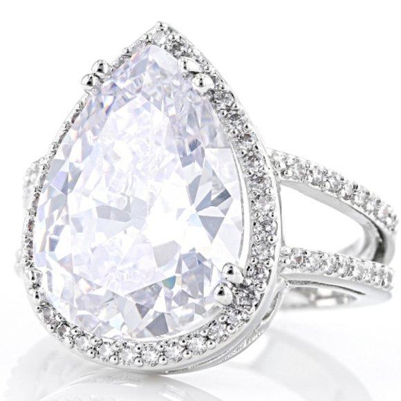 Joan Boyce | Jewelry | Joan Boyce 70ctw Womens Pearshaped Cubic ...